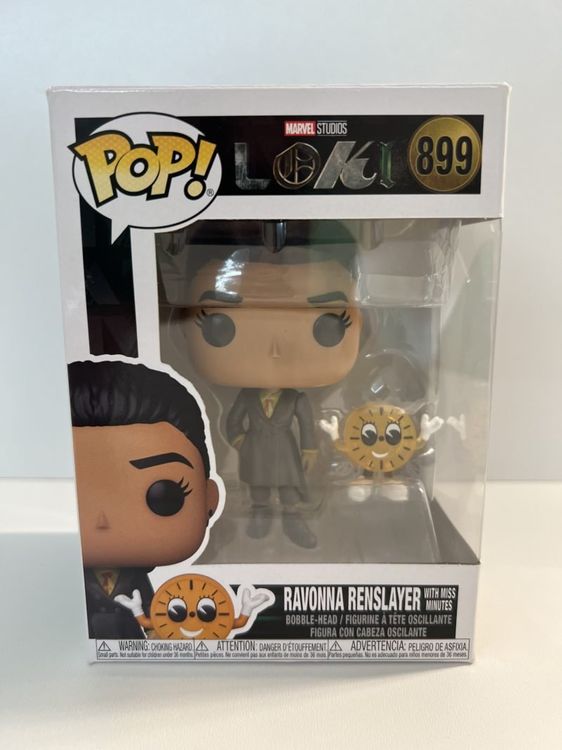 Funko POP! Loki - Ravonna Renslayer with Miss Minutes (Neu und ...