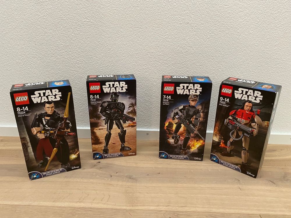 Lego Star Wars 4 Rogue One buildable Figure`s (Neu und originalverpackt ...