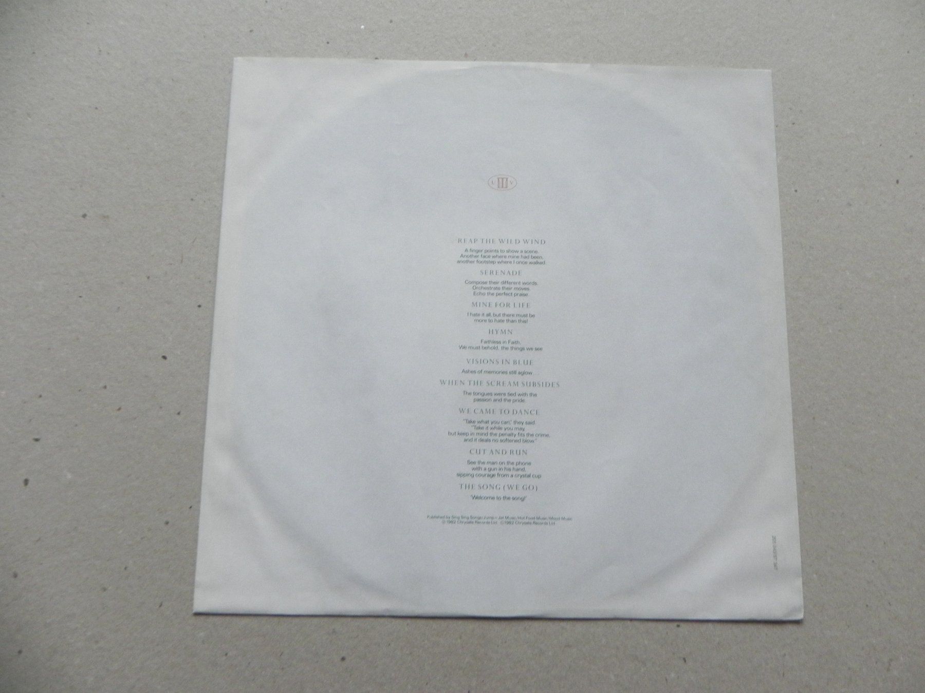 LP brit. New Wave Rock Synth Pop Band Ultravox 1982 Quartett (Gebraucht ...