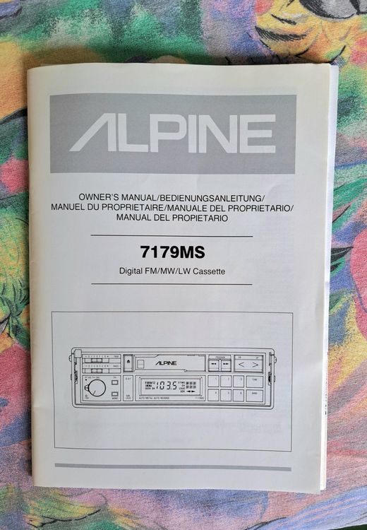 ALPINE 7179 MS Autoradio mit Kassettenspieler (Gebraucht) in Zuerich ...