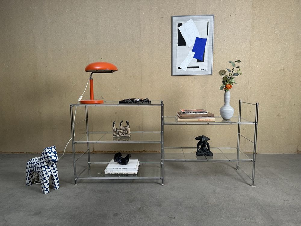 Seltenes IKEA Peter Regal – Chrom & Glas, Vintage | 1/2 (Gebraucht) in ...