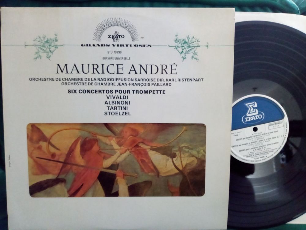 Maurice ANDRÉ: Trompetenkonzerte, ALBINONI VIVALDI; Erato NM (Gebraucht ...
