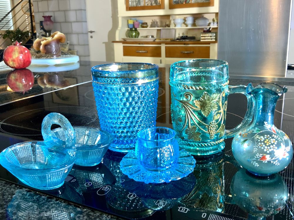 KONVOLUT ANTIKE GLASOBJEKTE FRANKREICH UM 1900 | Kaufen auf Ricardo