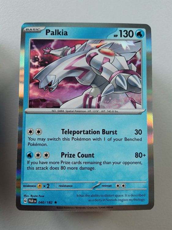 Palkia - Paradox Rift Pokemon Englisch (Gebraucht) in Altstätten SG für ...