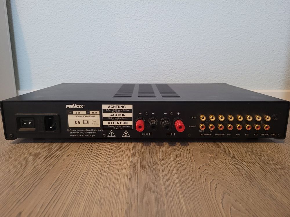 Revox S25 Amplifier (Gebraucht) in Schwarzenberg LU für CHF 119 – mit ...