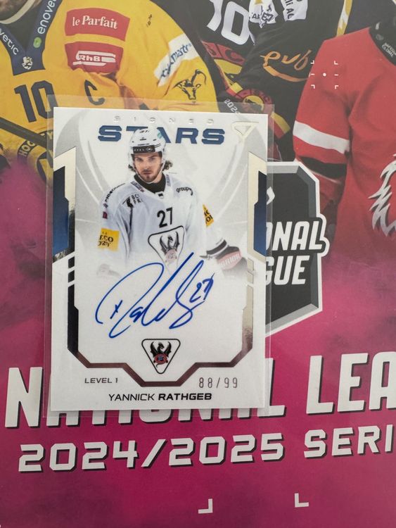 SportZoo National League Yannick Rathgeb Signed Stars (Neu (gemäss Beschreibung)) in Plaffeien ...