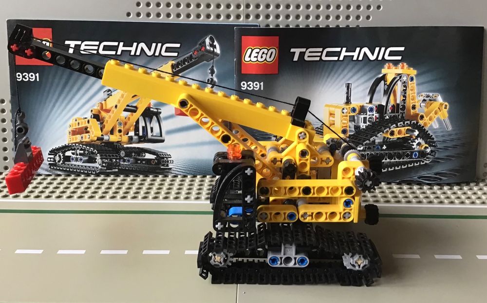 LEGO Technic Kran 9391 Bauanleitung 2-in-1 Bagger (Gebraucht) in ...