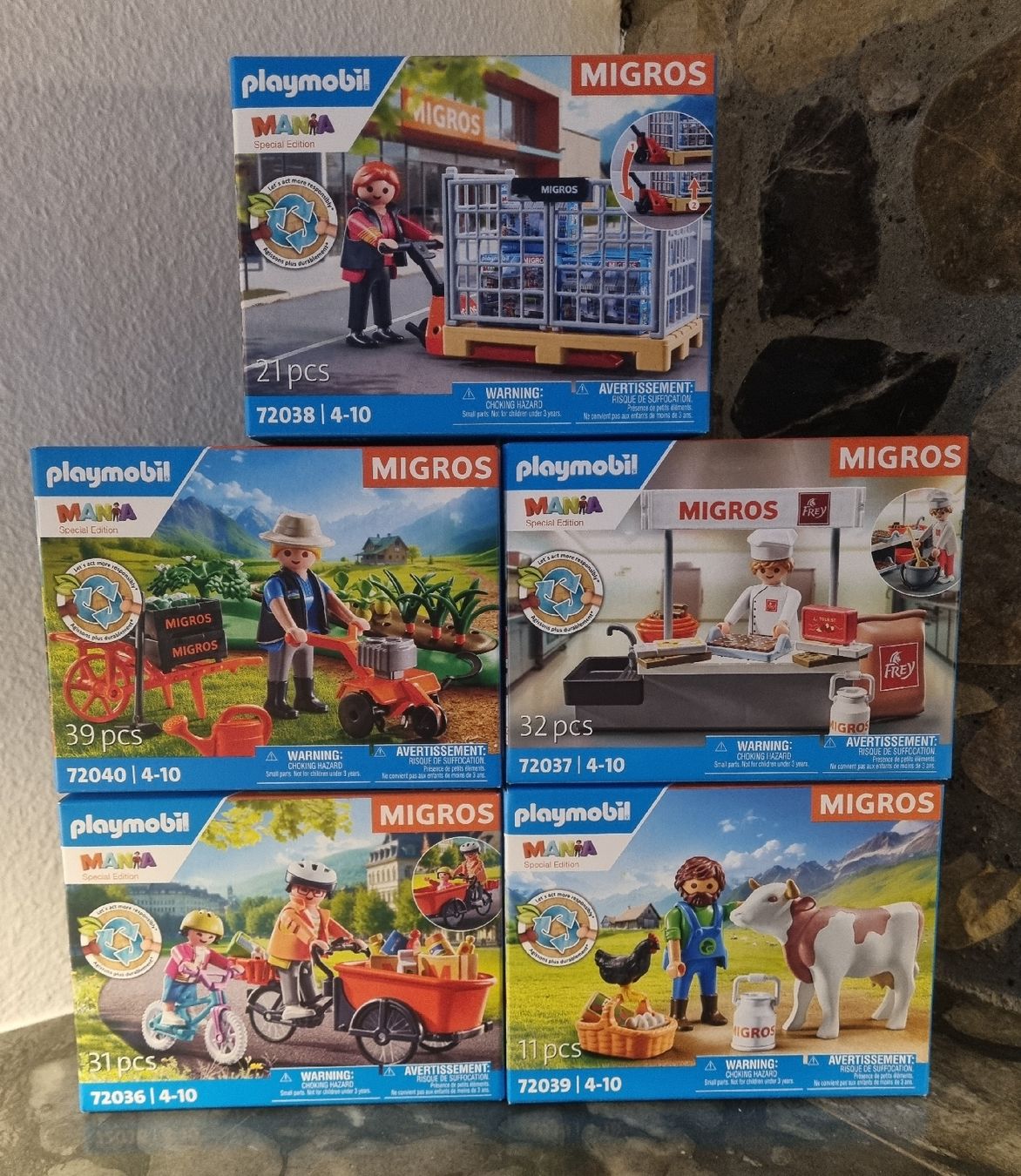 Playmobil Migros Mania, komplette Serie, NEU und OVP! (Neu und ...