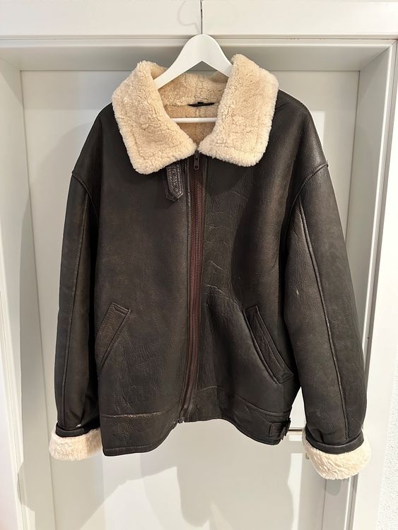 Fliegerjacke mit echtem Lammfell (Gebraucht) in Stetten AG für CHF 105 – mit Lieferung auf ...