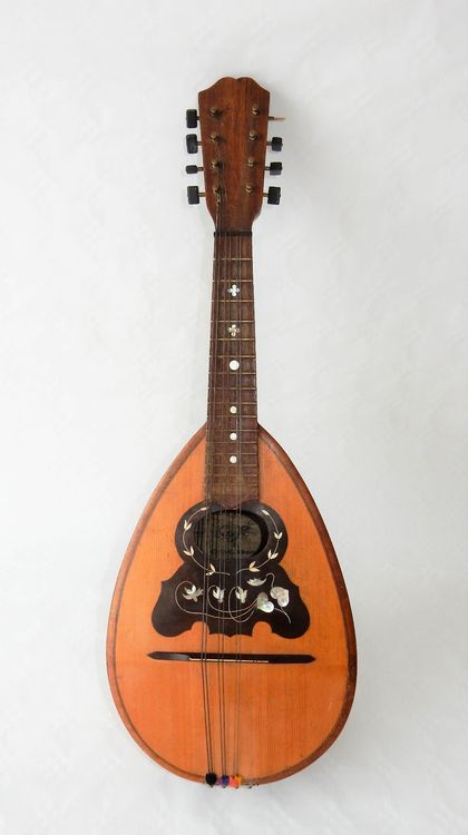 Antike Mandoline von "G. Colombo, Lugano" um 1900! (Gebraucht) in ...