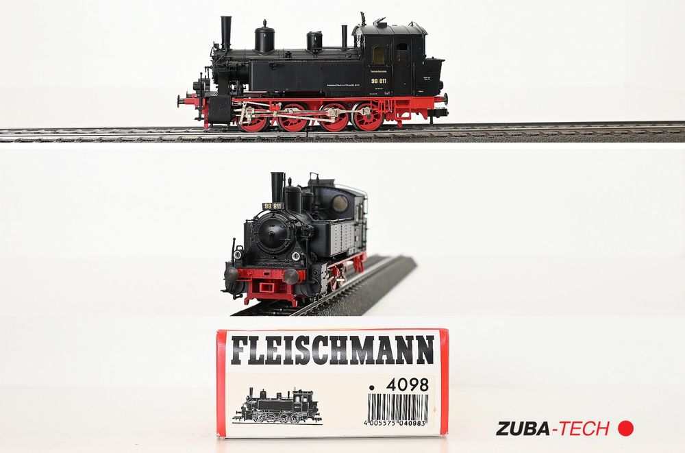 Fleischmann 4098 Dampflok BR 98 DRG H0 GS Analog mit OVP (Gebraucht) in ...
