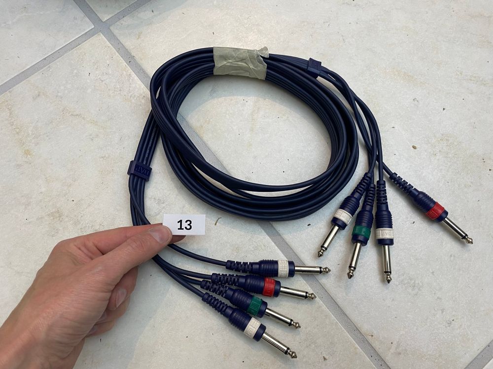 Kabel Jack XLR Chinch Insert Neutrik Pioneer CDJ 3000 Yamaha (Defekt ...