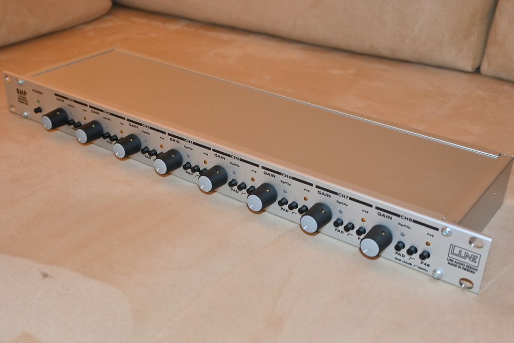 Line Audio 8MP Mikrofon-Vorverstärker 8-Kanal | Kaufen auf Ricardo