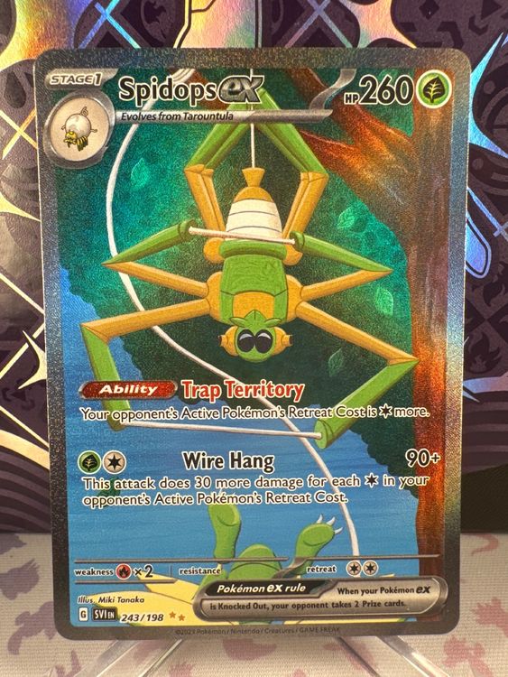 Pokemon Spidops SAR Scarlet & Violet (EN) (Neu (gemäss Beschreibung ...