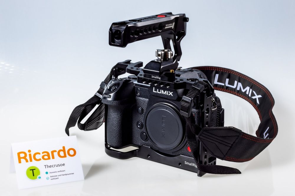 Panasonic Lumix S1H Body + 3 Akkus + SmallRig Panasonic Cage | Kaufen ...