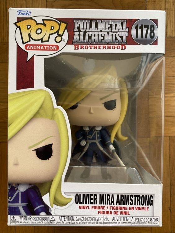 POP Funko #1178 Olivera Mira Armstrong FMA (Neu und originalverpackt ...