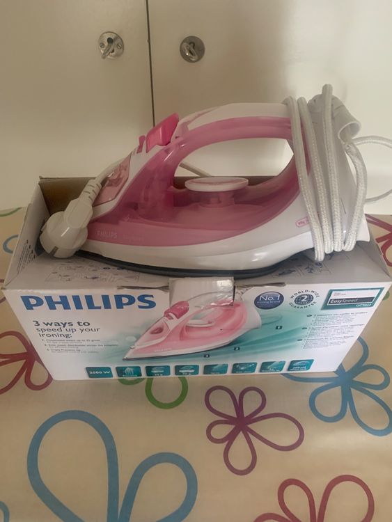 Bügelbrett Leifheit und Bügeleisen Philips DE Stecker (Gebraucht) in ...