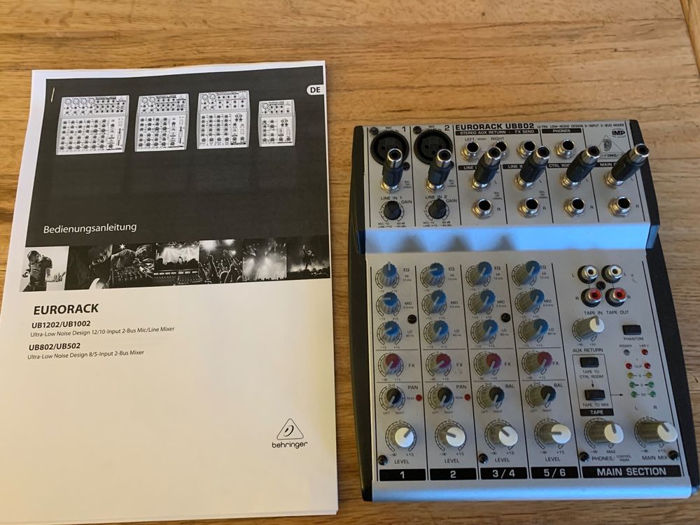 Mischpult BEHRINGER UB 802 | Kaufen auf Ricardo