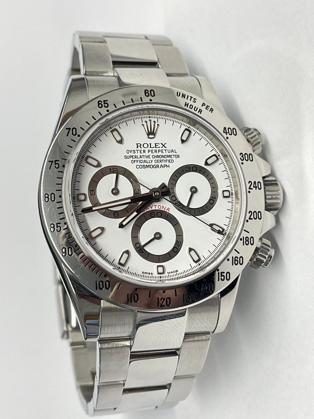 Rolex Daytona Stahl Weiss APH Zifferblatt full set wie neu (Gebraucht ...