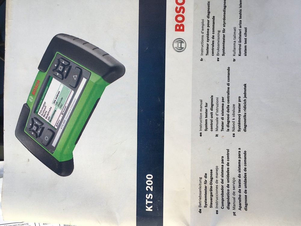 Bosch KTS 200 Diagnosegerät (Gebraucht) in Churwalden für CHF 155 – mit ...