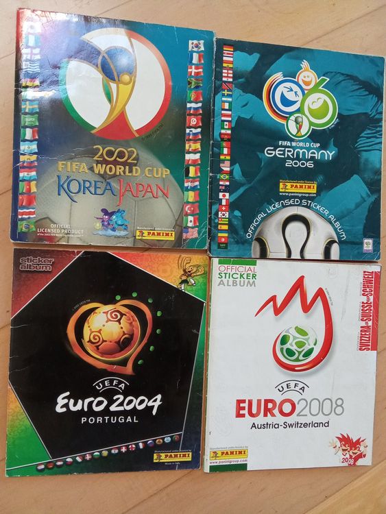 Panini Sticker Album WM 2002/2006 + EM 2004/2008 | Kaufen auf Ricardo