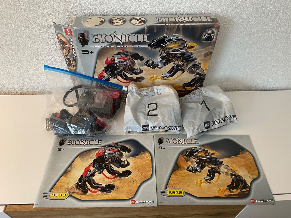 LEGO Bionicle RARITÄT 8538 Muaka & Kane-Ra aus 2001 (Gebraucht) in ...