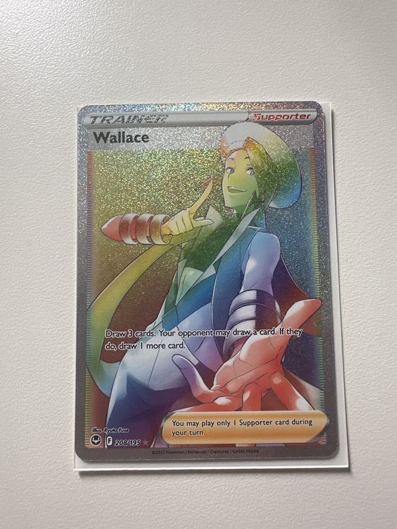 Pokemon Karte Wallace Rainbow Full Art 206/198 | Kaufen auf Ricardo