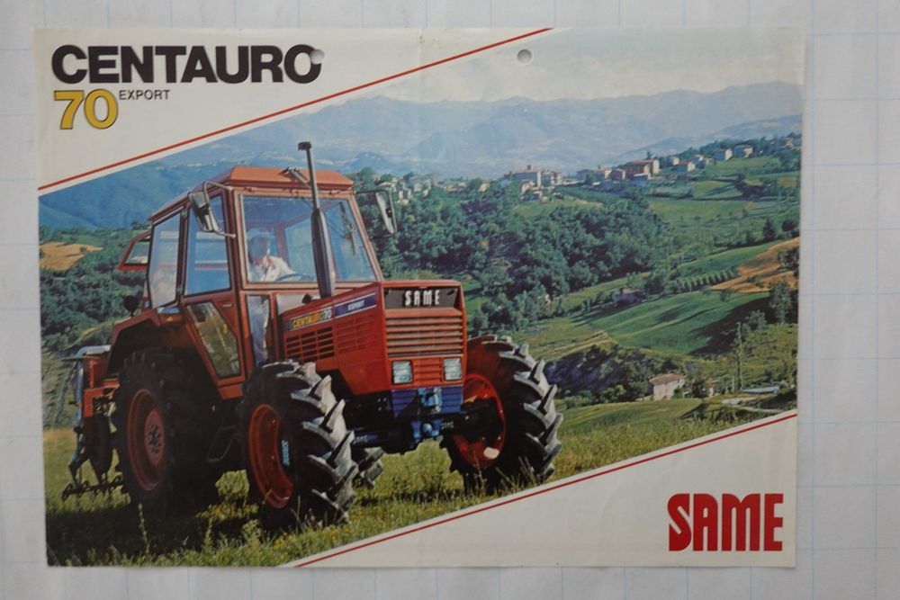 Same Centauro 70 Export - Prospekt 1982 | Kaufen auf Ricardo