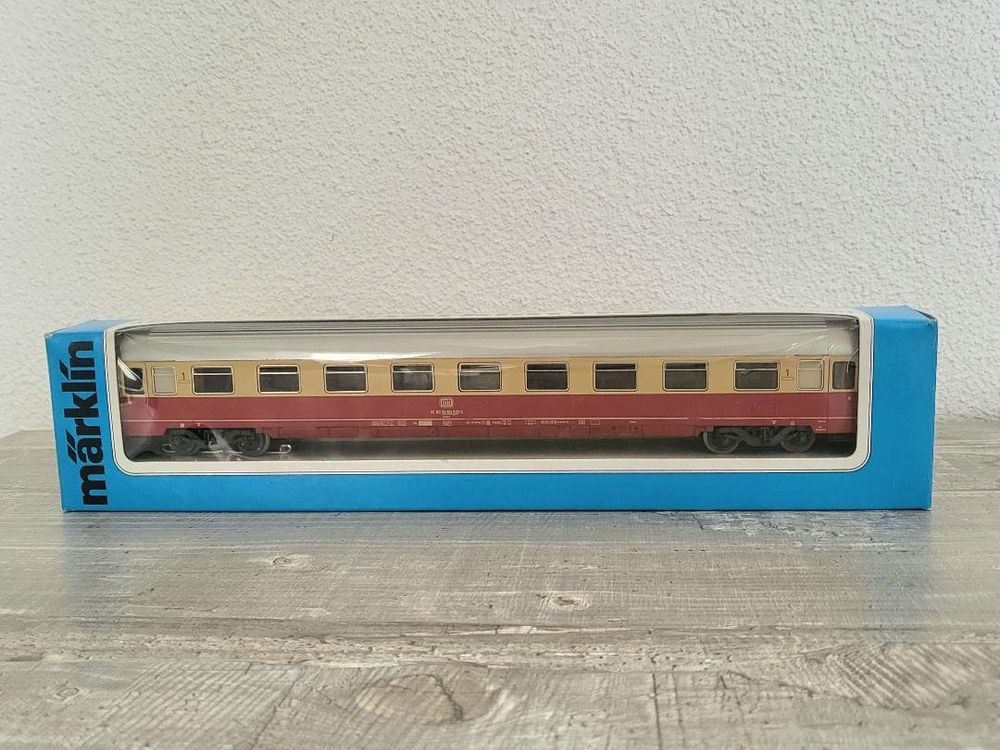 Märklin H0 4147 IC/EC d.DB Avmz Abteilwagen "Eurofima" Licht (Gebraucht ...