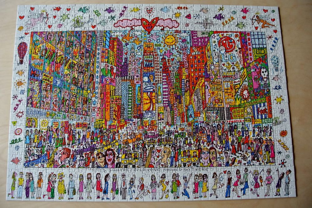 1000 Teile James Rizzi TIMES SQUARE # 190690 Ravensburger (Gebraucht) in Zell ZH für CHF 13 ...