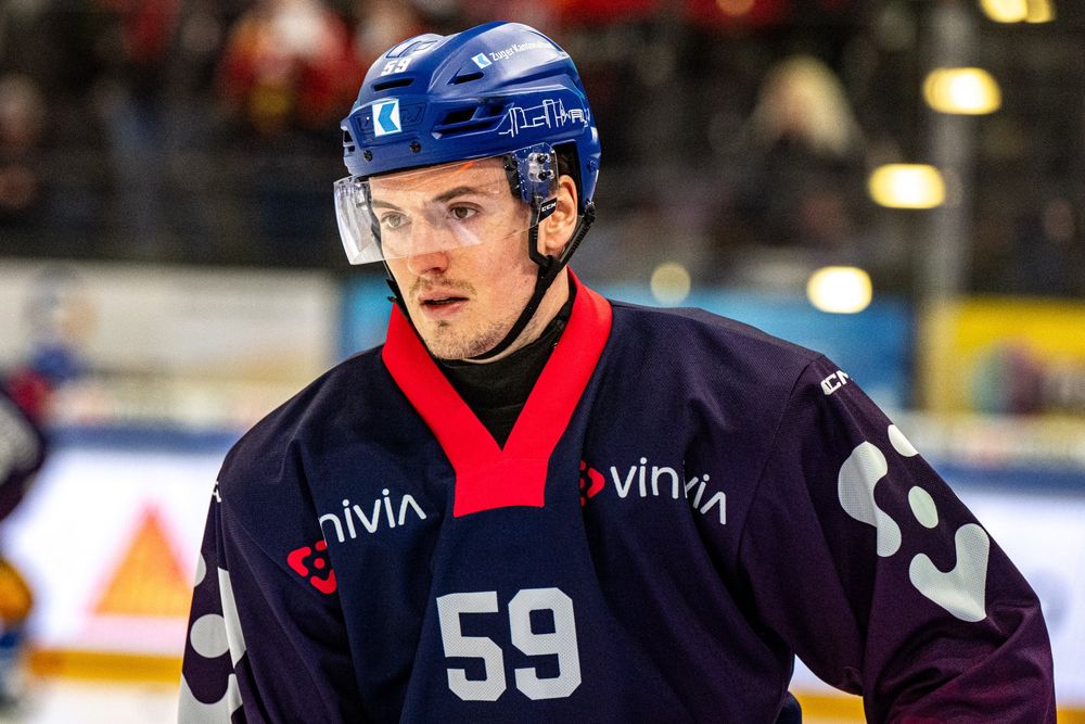 Original EVZ Warm-Up Jersey 2023/24 #59 Dario Simion (Gebraucht) in ...