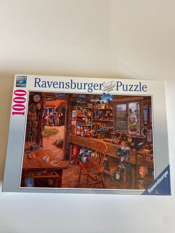 Neu - Ravensburger Puzzle 1000er "Opas Schuppen" | Kaufen auf Ricardo