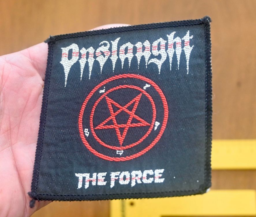 VINTAGE Onslaught PATCH The Force BADGE (Gebraucht) in Pfaffhausen für ...