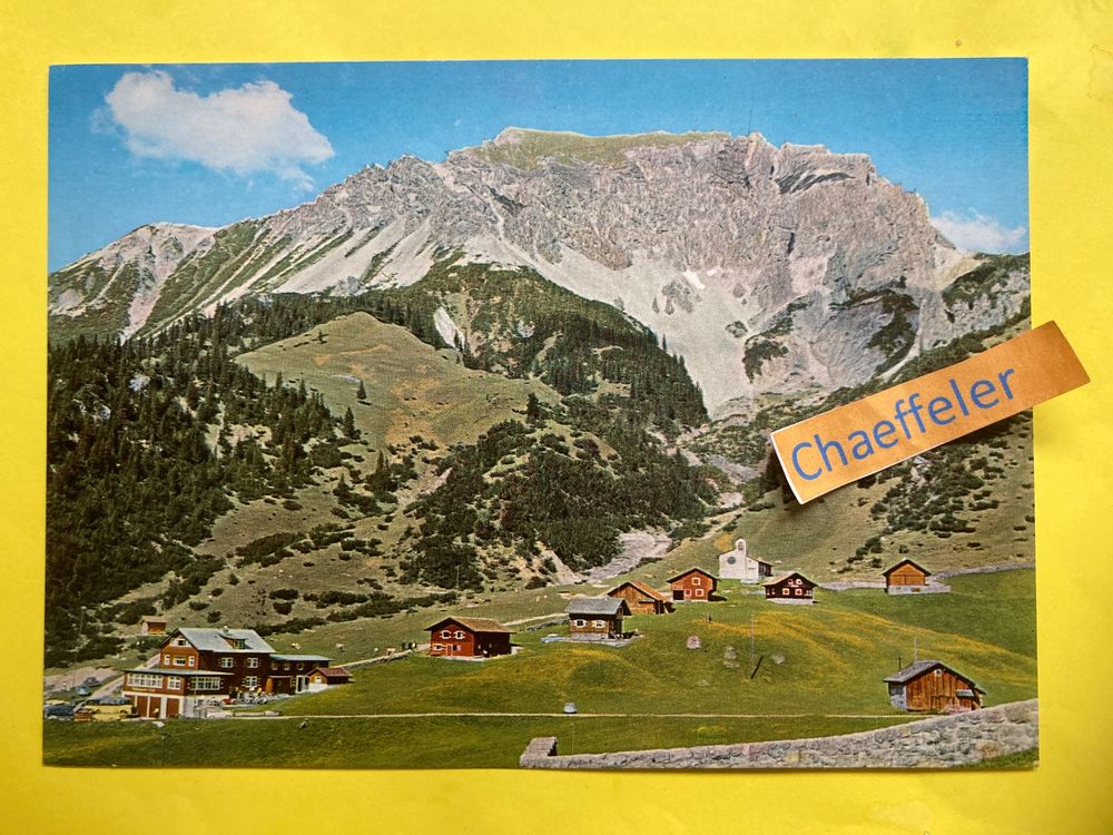 Malbun im Fürstentum Lichtenstein, Gamsgrat, Ochsenkopf (Gebraucht) in Zürich für CHF 2 – mit ...