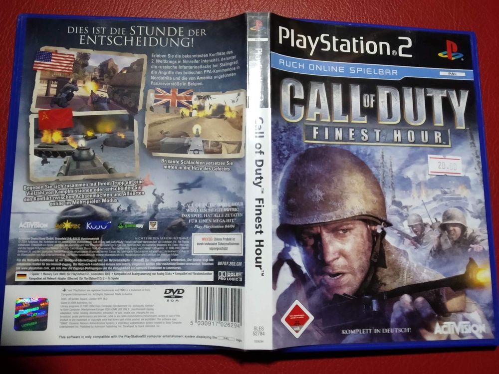 PlayStation 2 / ps2 = Call of duty (DE) (CIB) (Gebraucht) in Fribourg ...
