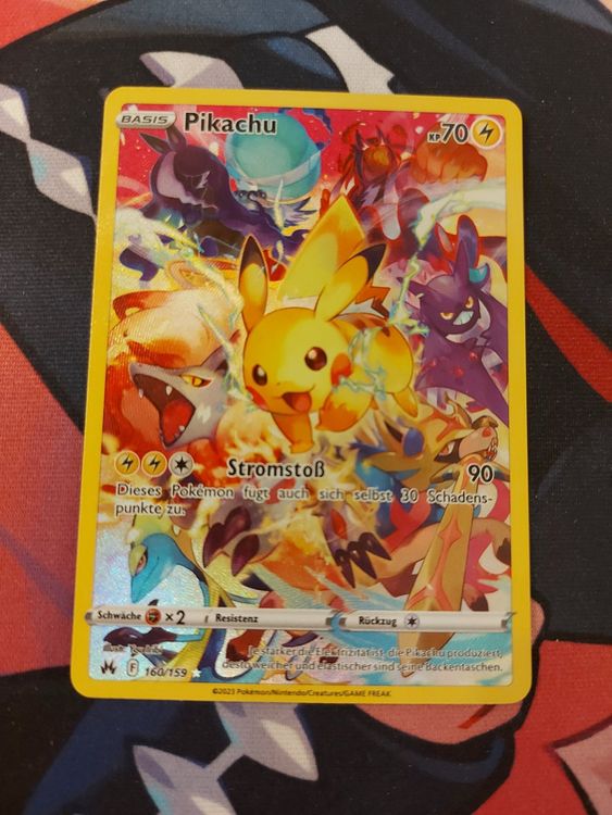 Pikachu Full Art secret Crown Zenith DE 160/159 | Kaufen auf Ricardo