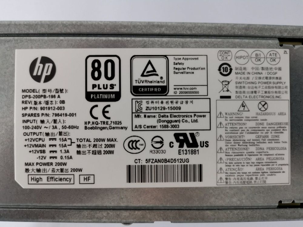 HP Netzteil DPS-200PB-196A (Gebraucht) in Mels für CHF 24.5 – mit Lieferung auf Ricardo kaufen