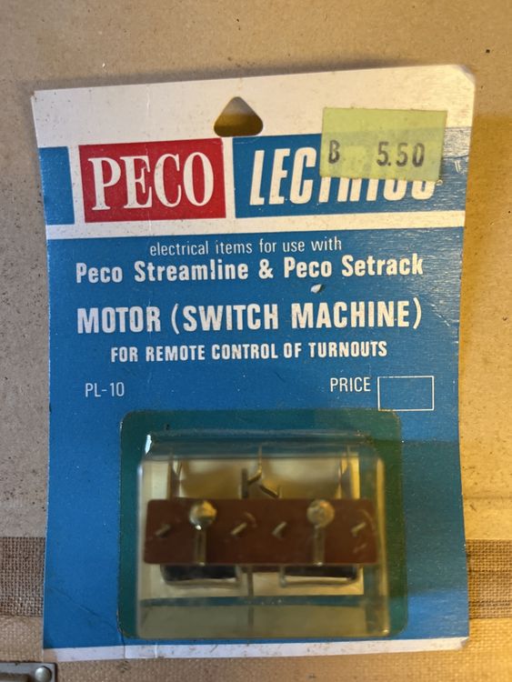 Peco PL-10 Weichenantrieb (Switch Machine) Neu OVP (Gebraucht) in Bern ...
