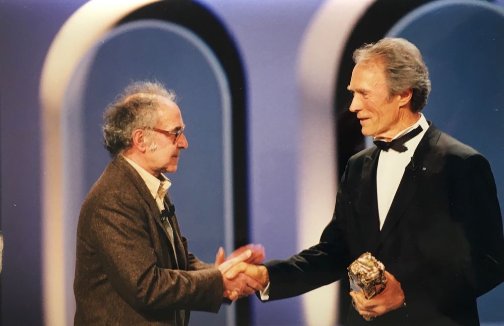 Film, Jean-Luc Godard erhält César von Clint Eastwood, 1998 (Gebraucht ...