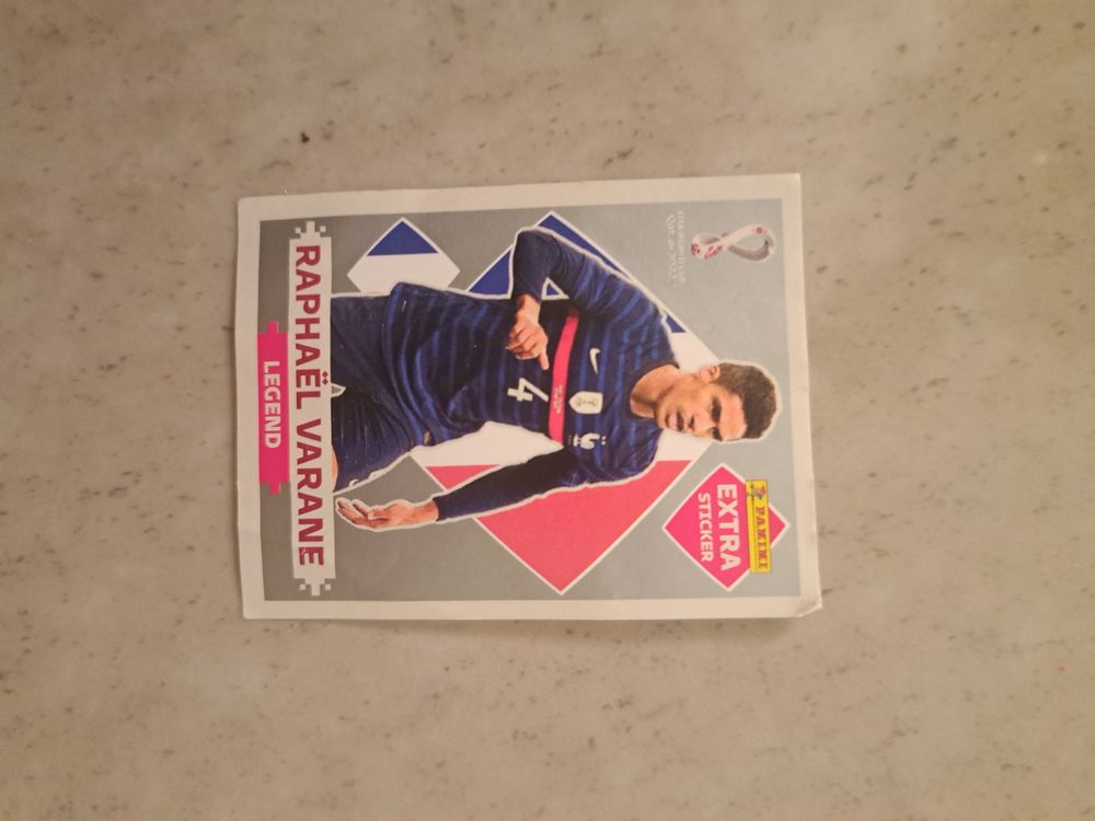 WM 2022 Extra Sticker Raphaël Varane | Kaufen auf Ricardo