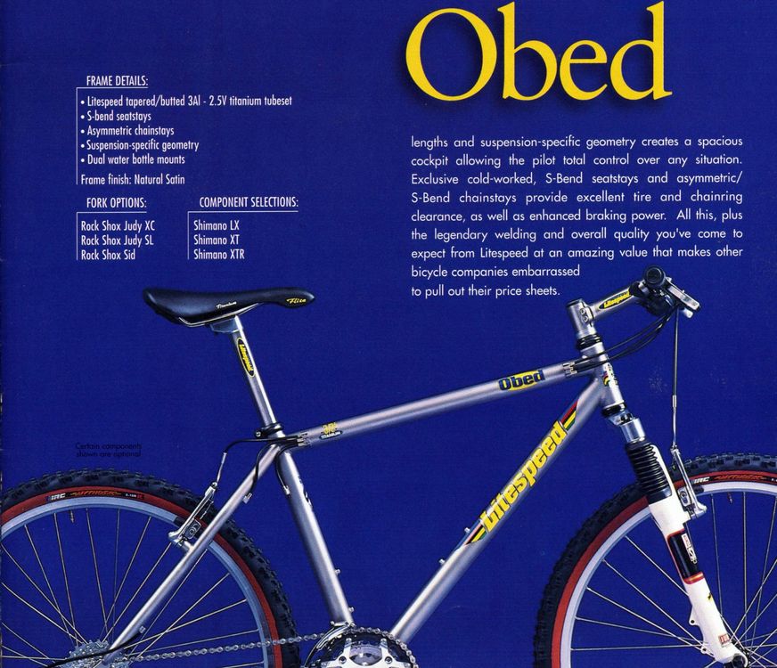 Litespeed OBED Titanium MTB, Made in USA, XTR SID Kult (Neu (gemäss ...
