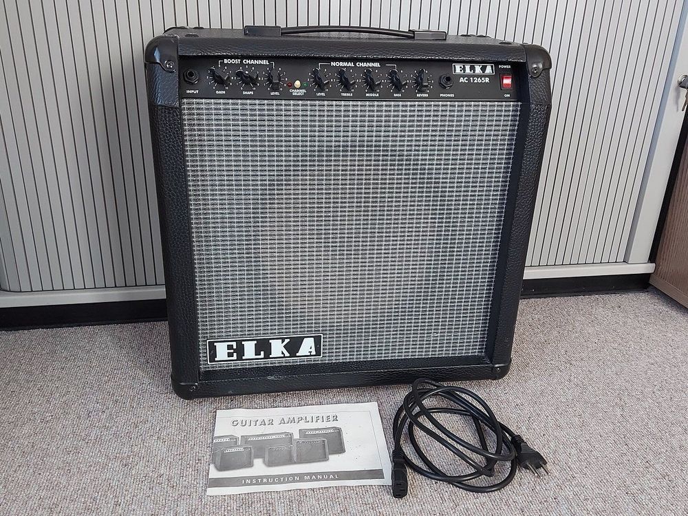 Gitarren Verstärker AMP Elka AC 1265 R, Reverb Hallspiralen (Gebraucht) in Schafisheim für CHF ...