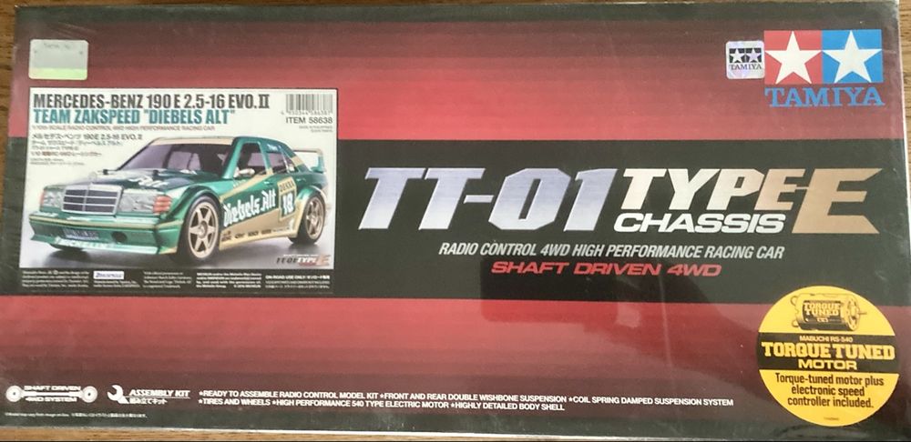 Tamiya RC 58638, Mercedes 190E DTM, neu 1/10 (Neu und originalverpackt ...