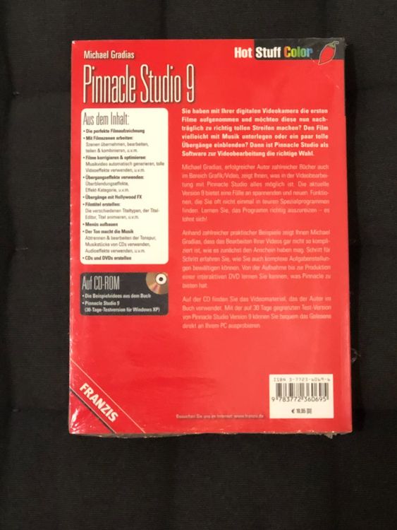 Pinnacle Studio 9 - Franzis Hot Stuff + CD originalverpackt (Neu und originalverpackt) in ...