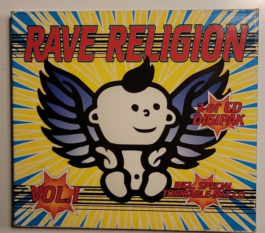 RAVE RELIGION VOL1 3-CD-DIGIPAK | Kaufen auf Ricardo