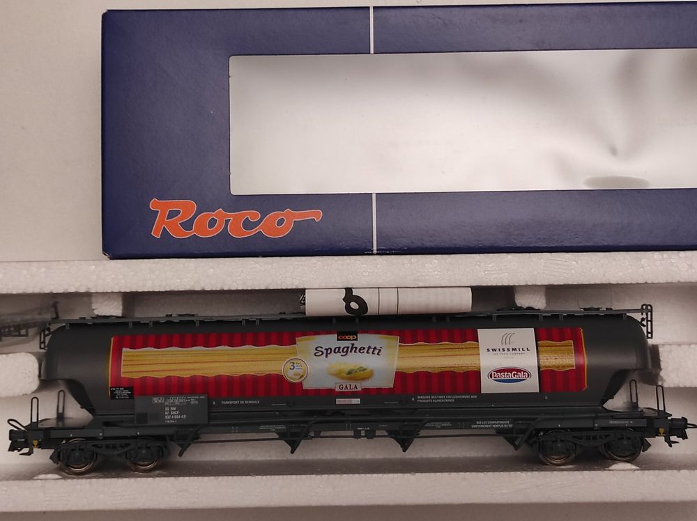 Drucksilowagen "Gala Spaghetti" der SBB von Roco H0, GS (Neu und ...