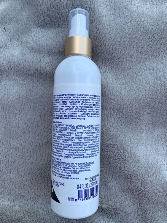 Rituals Laundry Deluxe Refreshing Spray Amsterdam Collection (Gebraucht ...
