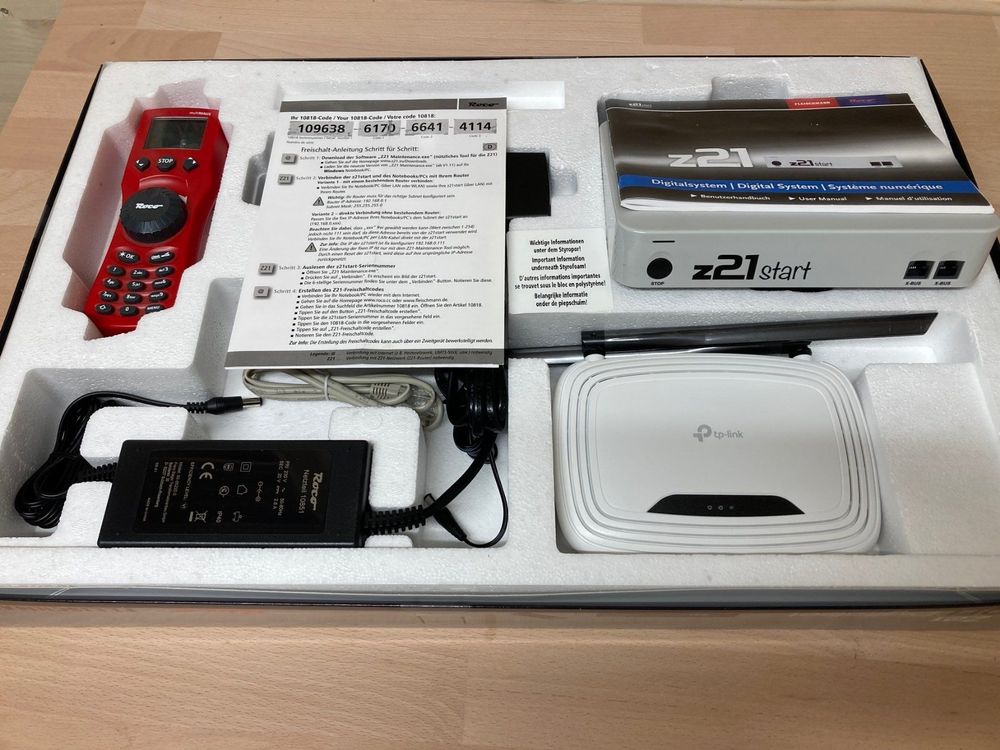 Roco Digitalset Z21-Start,Multimaus und WLAN-Router (Neuf (Voir ...