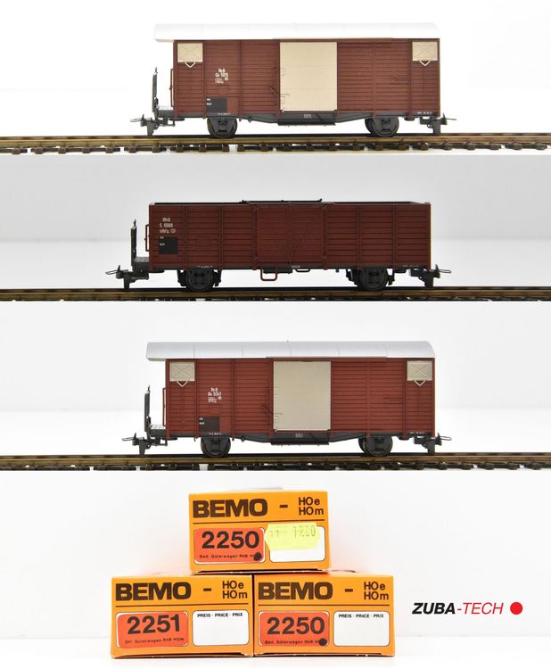 Bemo 3x Güterwagen der RhB H0m GS mit OVP (Gebraucht) in St. Gallen für CHF 48 – mit Lieferung ...
