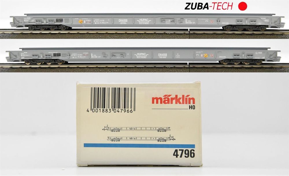 Märklin 4796 2x RoLa-Wagen Hupac H0 WS | Kaufen auf Ricardo